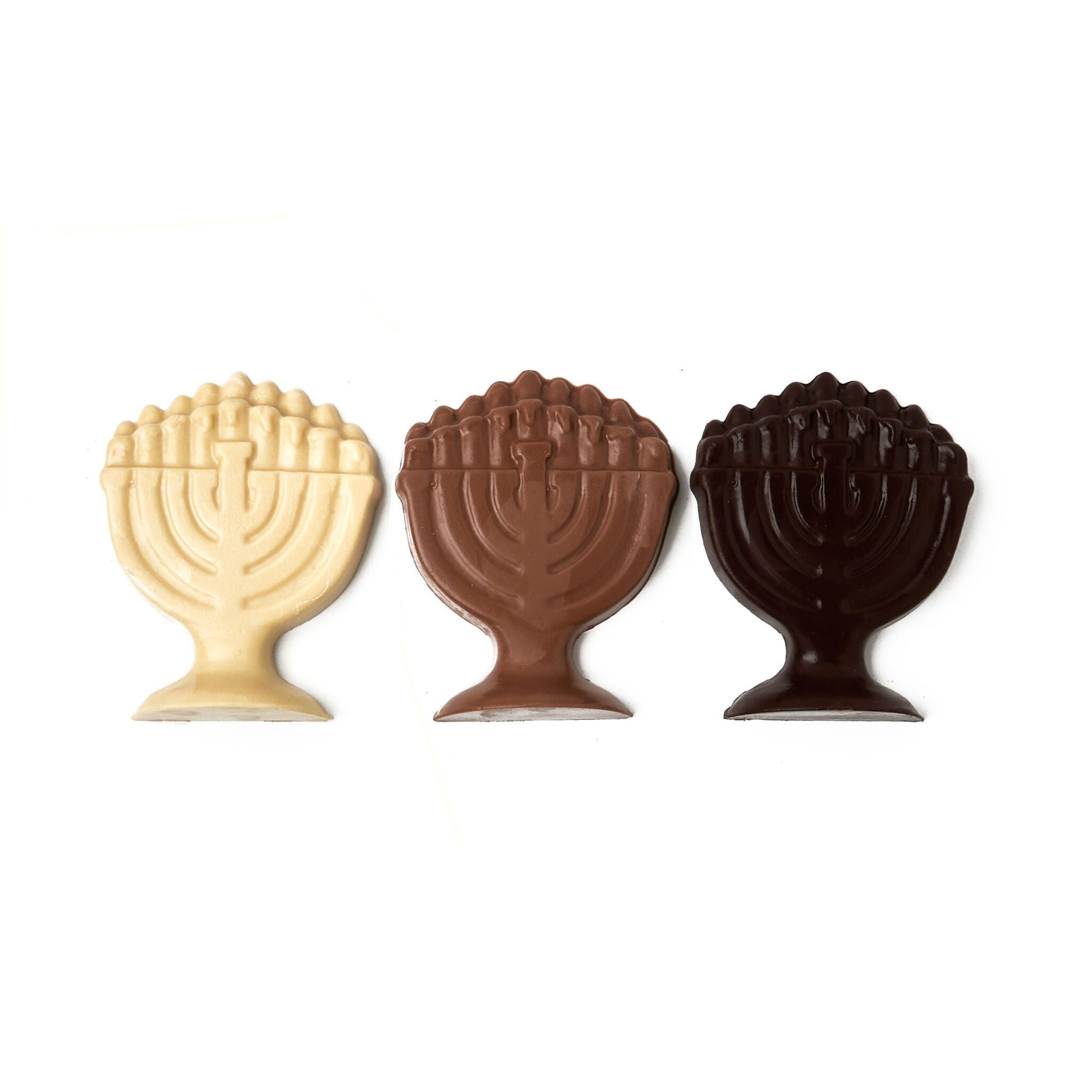 3D Chocolate Menorah - Miami Beach Chocolate
