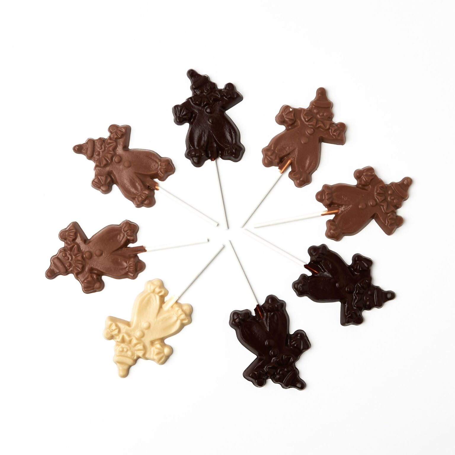 Dancing Clown Lollipop (6 Pack) - Miami Beach Chocolate