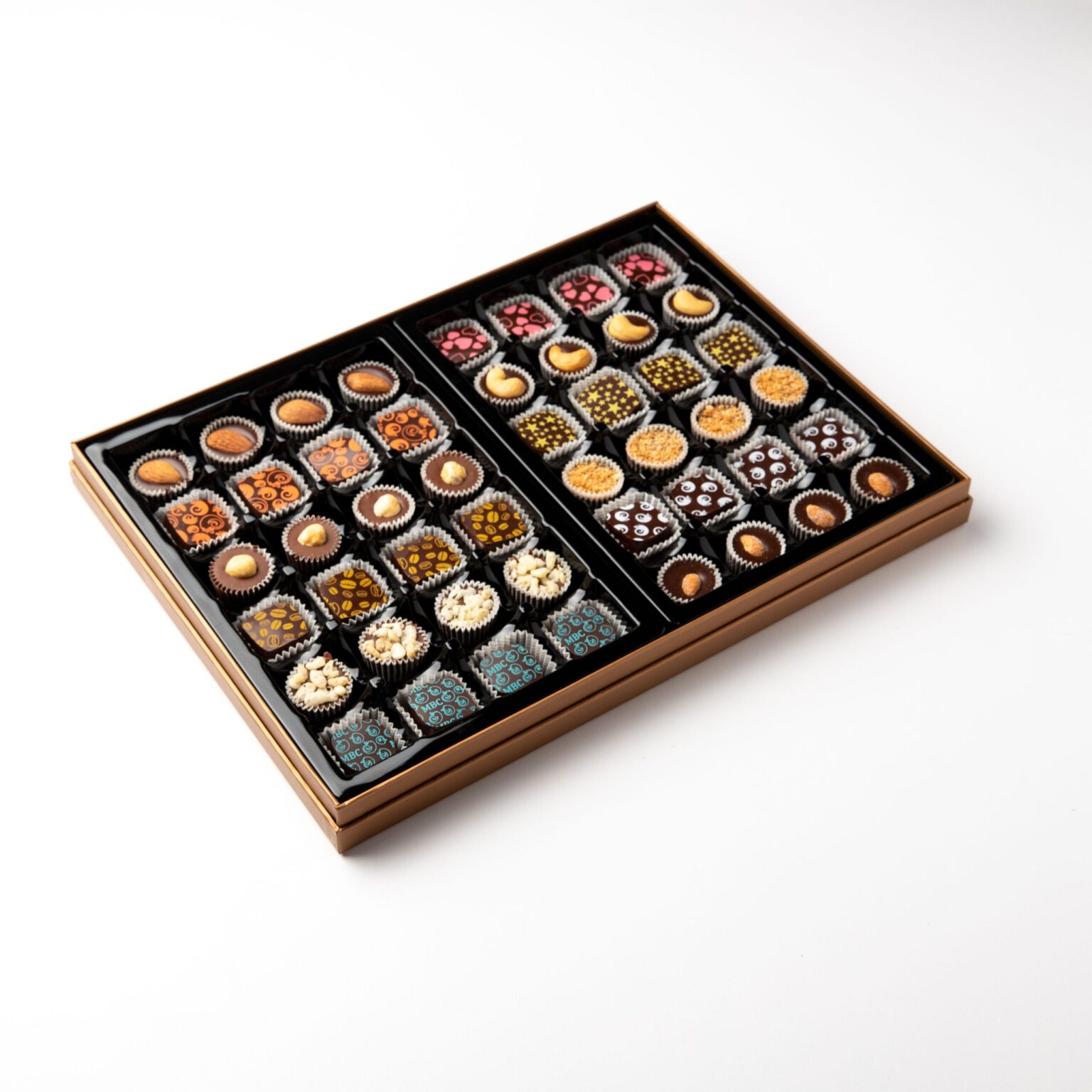 Contempo Truffle & Cluster Box 48pc - Miami Beach Chocolate