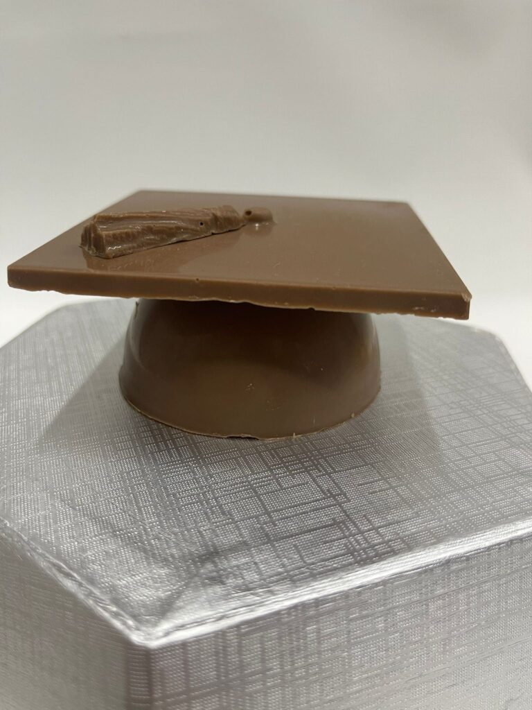 Graduation Cap Centerpiece - Miami Beach Chocolate