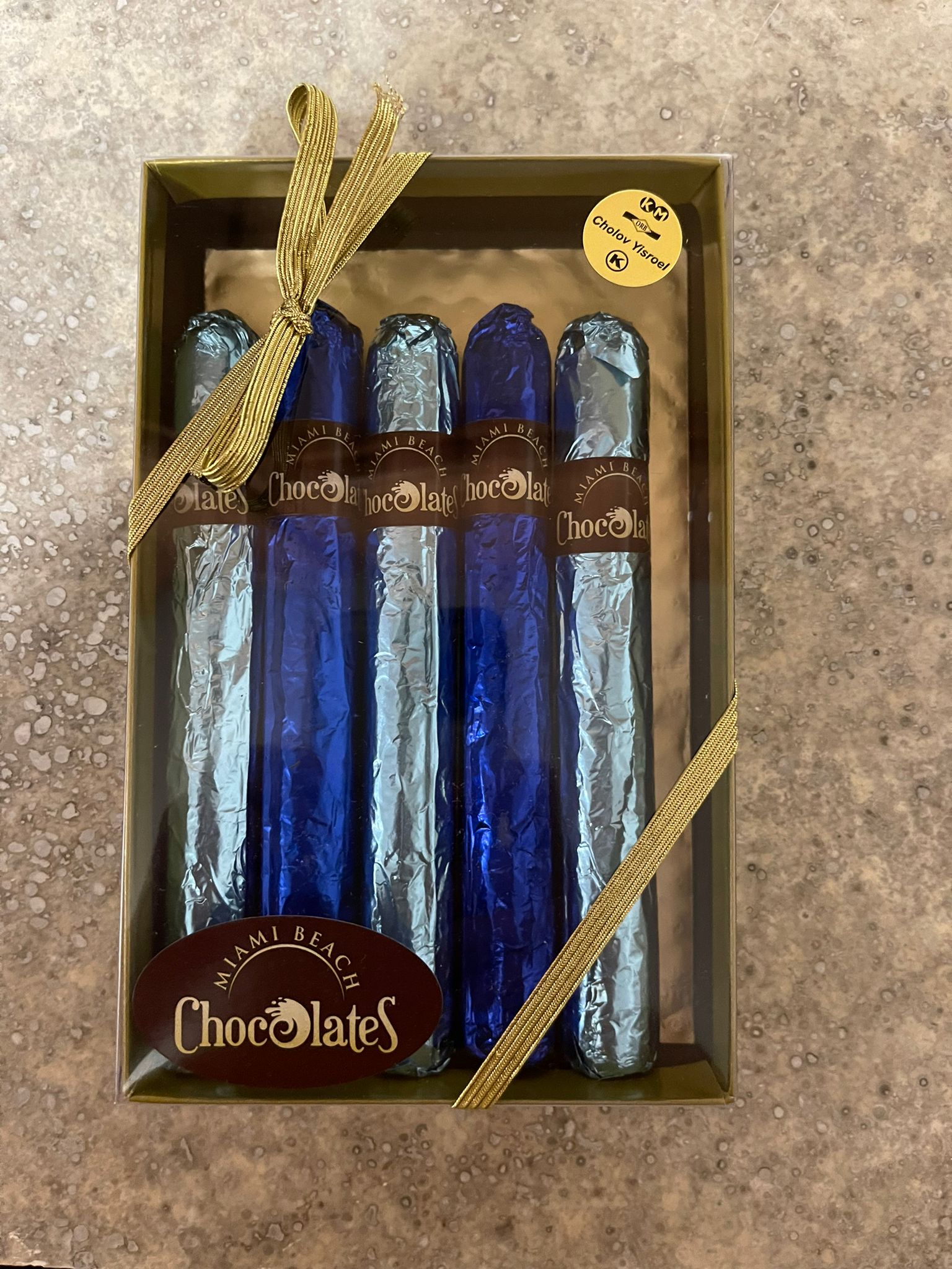 Chocolate Cigar Box 5pc - Miami Beach Chocolate